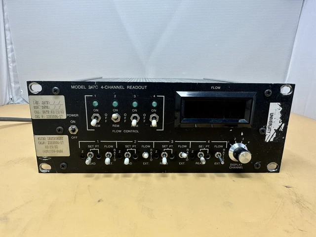 MKS MODEL 247C 4 Channel Readout Power Supply $199.99 - PicClick
