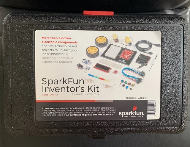 SPARKFUN INVENTOR'S KIT - v4.1, used $75.00 - PicClick