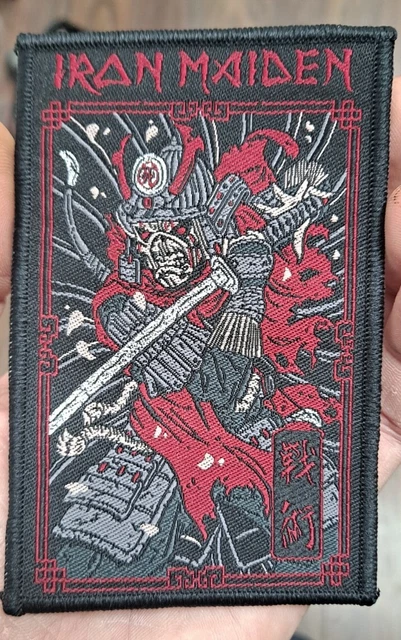IRON MAIDEN PATCH Senjutsu Samurai Warrior Eddie Metallic Limited ...