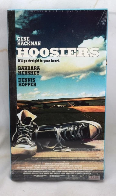 HOOSIERS (VHS, 1996) Gene Hackman, Barbara Hershey, Dennis Hopper ...