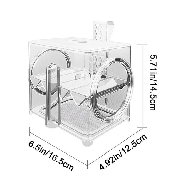 TRANSPARENT FISH BREEDING Box Pneumatic Fish Isolation Box Shrimp $53. ...