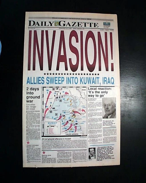 GREAT PERSIAN GULF War Operation Desert Storm Kuwait Liberation 1991 ...