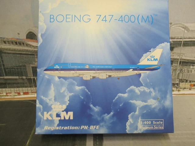PHOENIX 1/400 DIECAST Model Airliner Klm Dutch Airways Boeing 747-400 £ ...