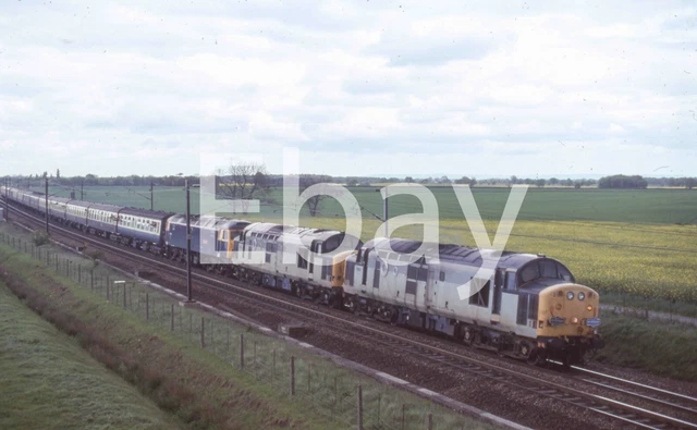 35MM RAILWAY SLIDE Class 37 37604. Copyright to Buyer £4.99 - PicClick UK