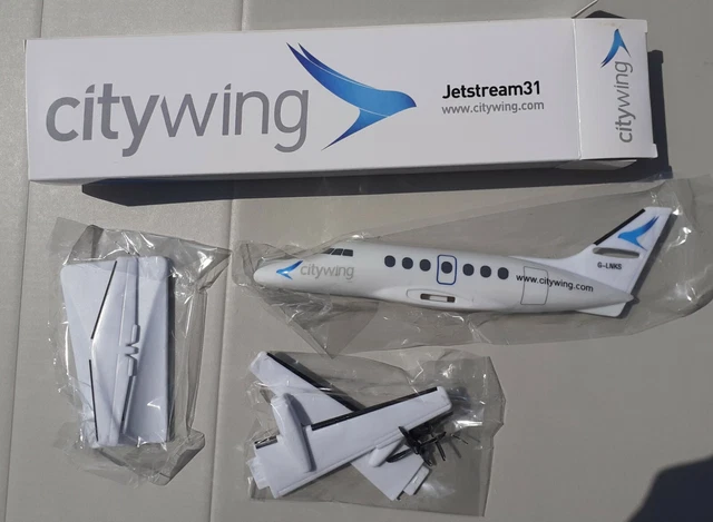 RARE CITYWING 1/75 scale B.Ae. Jetstream J31 clip-together model. New ...