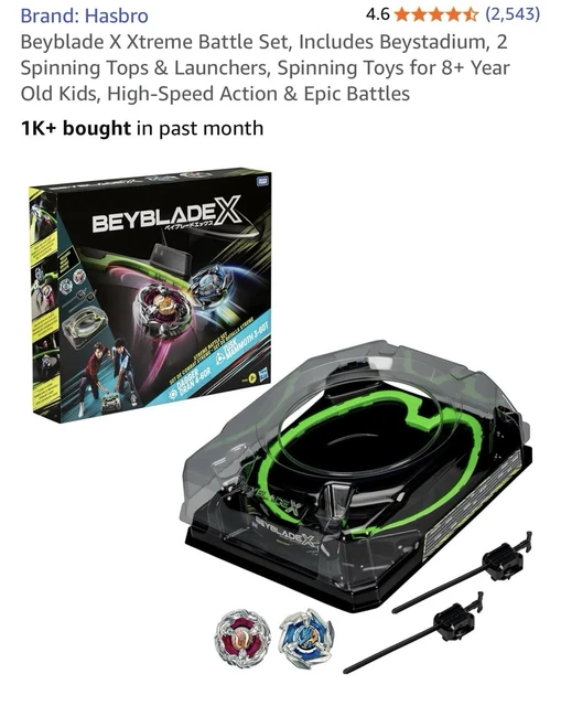 BEYBLADE X XTREME Battle Set with Beystadium, Spinning Tops and ...
