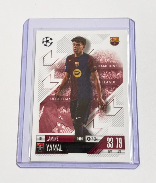 LAMINE YAMAL 2024/25 Topps Match Attax Barcelona Card #149 $7.99 ...