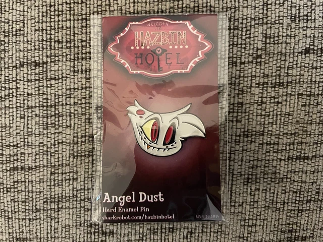 RARE HAZBIN HOTEL Angel Dust Enamel Pin 2019 Sharkrobot Vivziepop ...