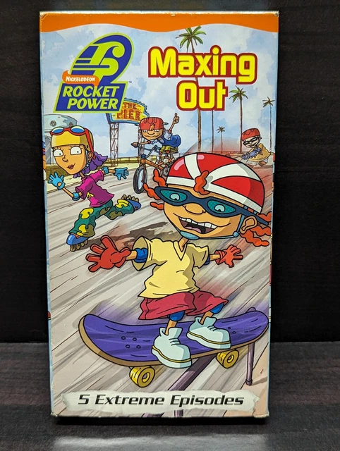 NICKELODEON ROCKET POWER Maxing Out (VHS, 2001) First Release - Rare ...