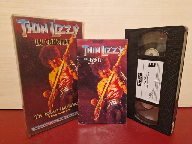 THIN LIZZY IN Concert - PAL VHS Video Tape - (T5) £4.99 - PicClick UK