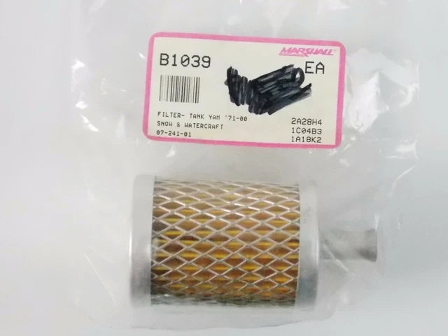 NOS MARSHAL FILTRE Réservoir 1/4 In. Yamaha 71-00 Snkw & Motomarine 07 ...