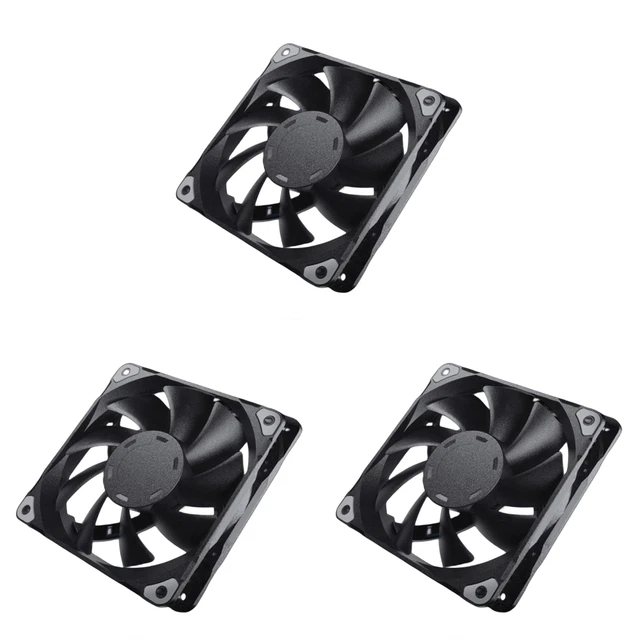 PC CASE FAN 4-Pin PWM Cooling Fan Silent CPU Cooler for Computer Cases ...