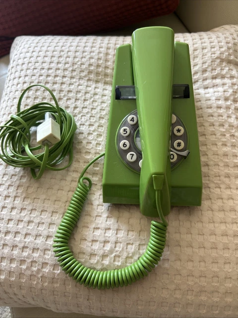 WILD & WOLF Trim Telephone Retro Classic 1970’s Green £26.72 - PicClick UK