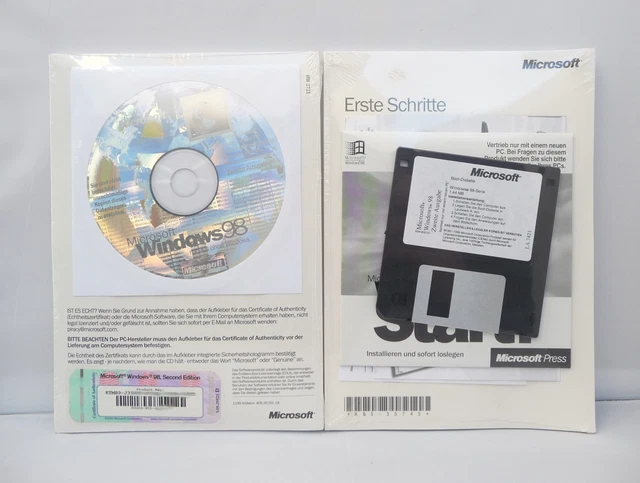 MICROSOFT WINDOWS 98 SE - Zweite Ausgabe/Second Edition - mit CD ...
