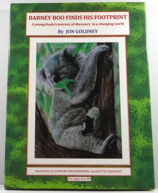 BARNEY BOO FINDS His Footprint by Jon Goldney Koala story children's ...