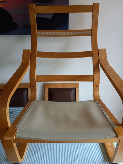 IKEA POANG CHAIR Frame (Only Frame), oak veneer, 500.547.26 RRP 89£ £34 ...