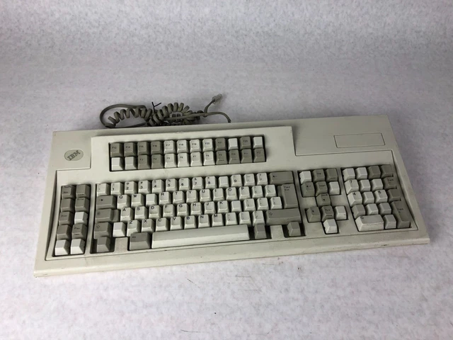 VINTAGE IBM MODEL M Buckling Spring Terminal Keyboard P/N 1395660 ...