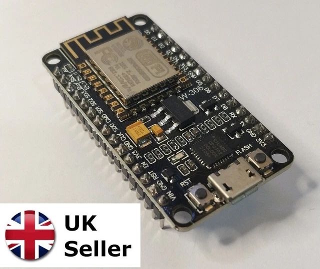 ESP8266 NODEMCU DEVELOPMENT Board : CP2102 driver chipset : WiFi : 30 ...