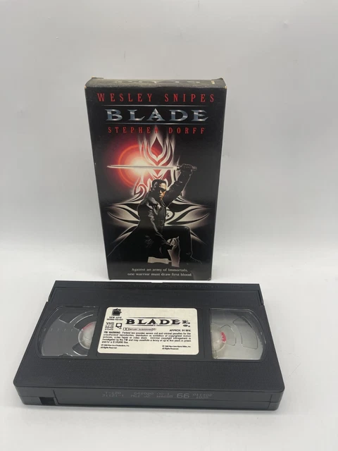 BLADE (VHS, 1998) Wesly Snipes Kris Kristofferson Vampire Horror Movie ...