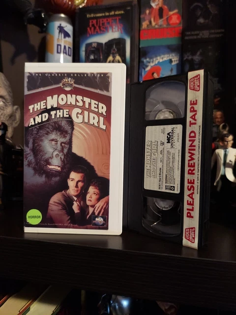 THE MONSTER AND THE GIRL VHS 1940s horror Universal Monsters £13.76 ...