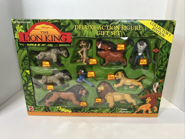 DISNEY LION KING Deluxe Action Figure Gift Set Collector’s Edition 1994 ...