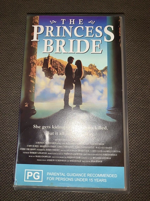 1987 THE PRINCESS Bride VHS Video Tape Rob Reiner 80s Cult Comedy ...