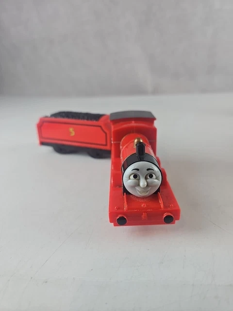 TOMY TRACKMASTER TALKING, Motorized James Train, Red Engine, Vintage £ ...