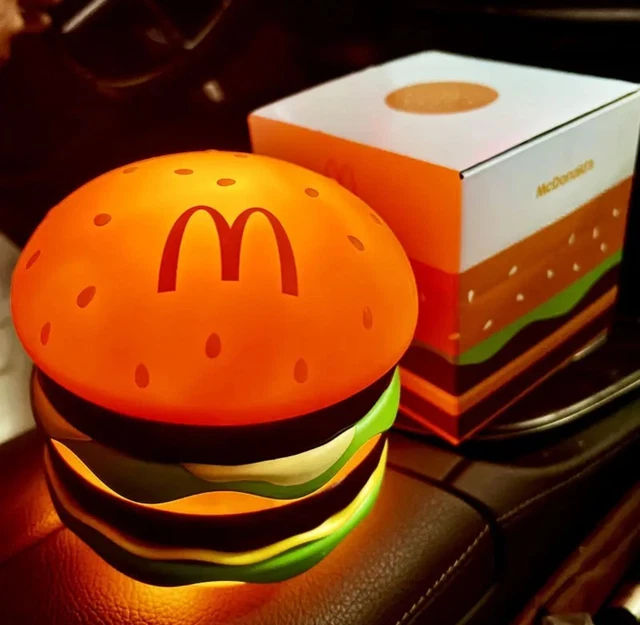 MCDONALD'S BIG MAC / Fries table lamp, night light, limited edition ...
