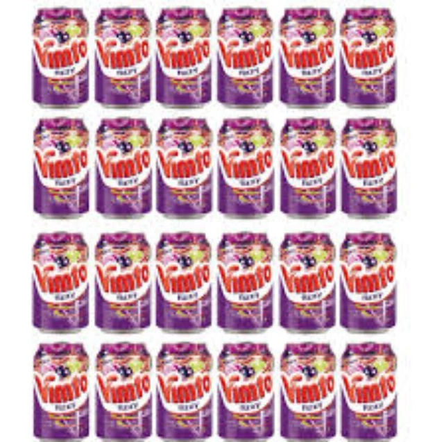 VIMTO FIZZY ORIGINAL Soft Drink Can 330ml x24 £14.99 - PicClick UK