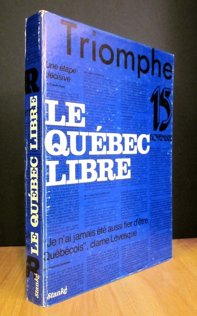 LE QUÉBEC LIBRE. Presentation By Pierre Bourgault. $20.00 - PicClick CA