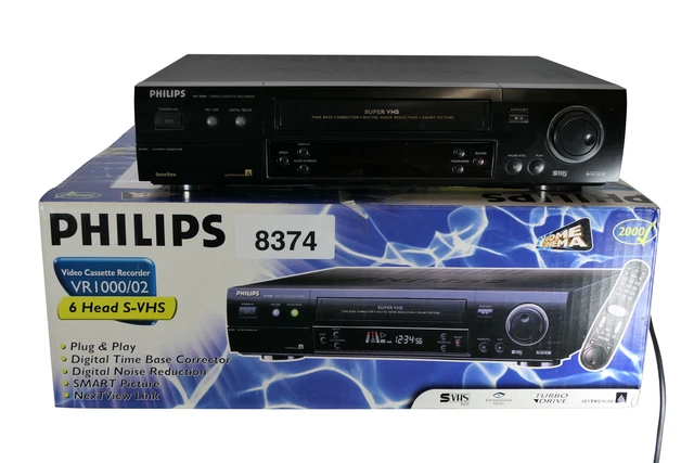 PHILIPS VR1000/02 | Super VHS Recorder | Time Base Concealer (TBC / DNR ...