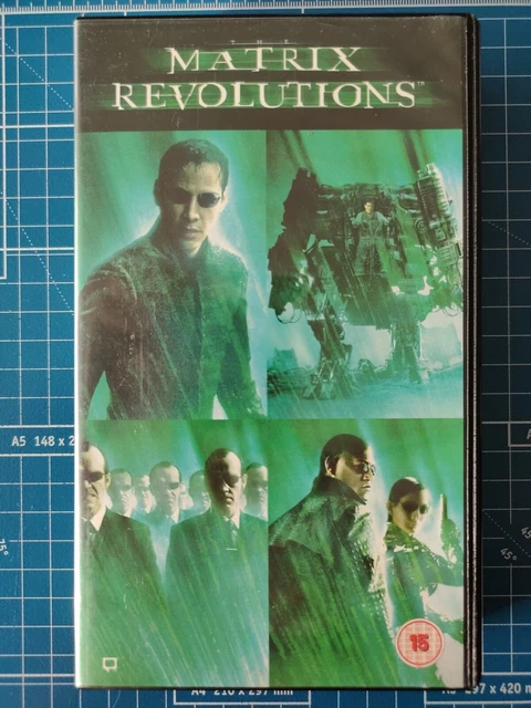 THE MATRIX REVOLUTIONS - Keanu Reeves - Laurence Fishburne (PAL VHS) £ ...