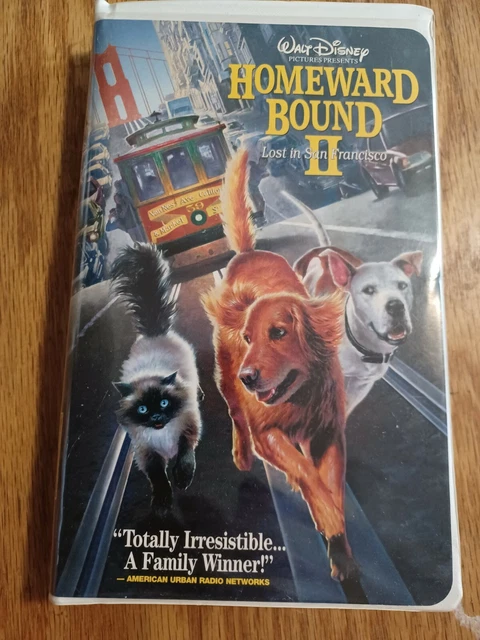 WALT DISNEY HOMEWARD Bound 2 Lost in San Francisco VHS Clamshell 1997 ...