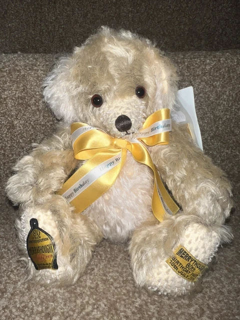 MERRYTHOUGHT CHEEKY TEDDY BEAR OLIVER BELLS 80TH BIRTHDAY 2010 LTD ED ...