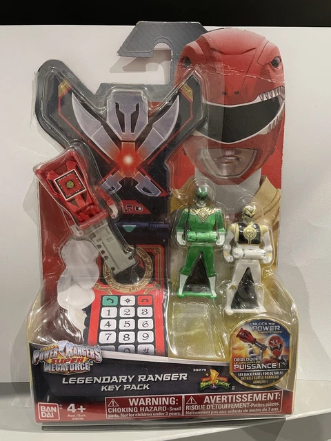 POWER RANGERS SUPER Mega Force Legendary Ranger Key pack Green White ...