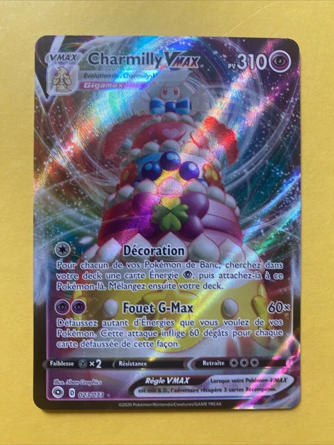 CARTE POKÉMON CHARMILLY VMAX - La Voie Du Maître 023/073 - FR Neuve EUR ...