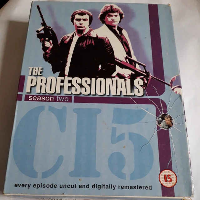 PROFESSIONALS COMPLETE SEASON Two Dvd Uncut & Remastered +Extras Uk Eur ...