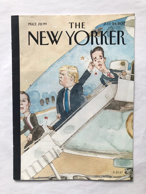 NEW YORKER POLITICS Culture Life Art Trump Kushner Grounded Barry Blitt ...