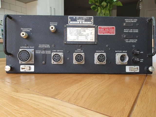 WW2 RADAR ALTIMETER RT-7/APN-1 £50.00 - PicClick UK