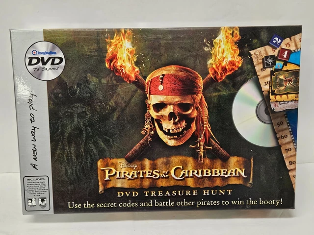DISNEY PIRATES OF the Caribbean DVD Treasure Hunt Game 100% Complete ...