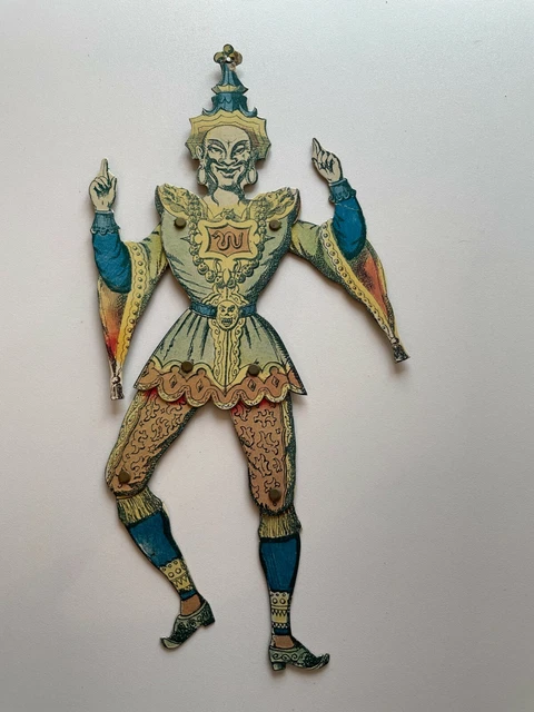 VINTAGE THEATRICAL JUMPING Jack / Paper Doll / Puppet /Pantin? Asian ...