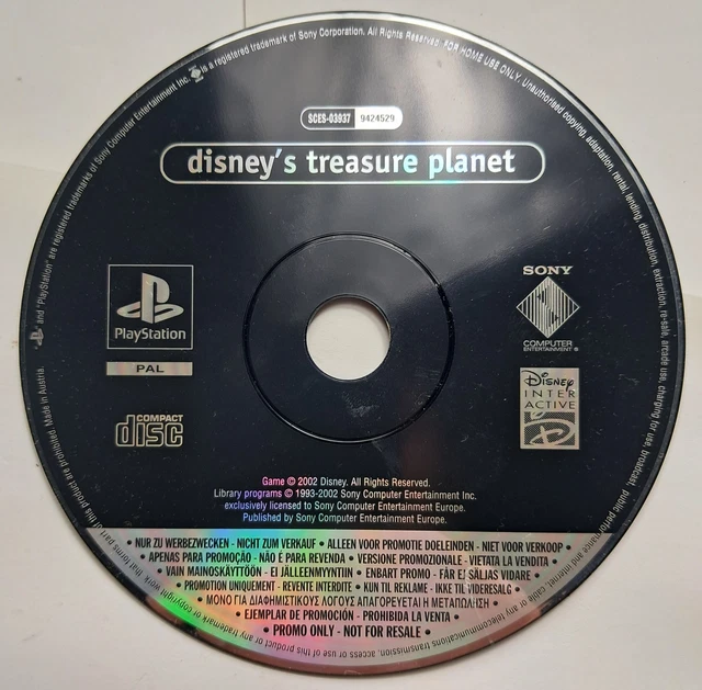 DISNEY TREASURE PLANET Sony PlayStation 1/Ps1 Game (PAL) £11.86 ...