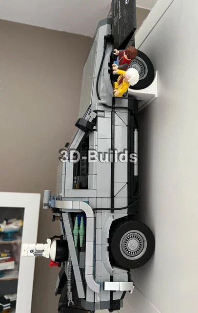 WALL MOUNT FOR LEGO Back To The Future Time machine 10300 DeLorean £9. ...