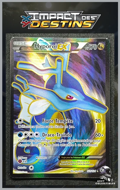 CARTE POKÉMON HYPOROI EX 122/124 Full Art XY10 Impact Des Destins TBE++ ...