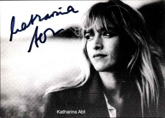 AK SCHAUSPIELERIN KATHARINA Abt, Portrait, Autogramm - 10884082 EUR 10,50 - PicClick DE