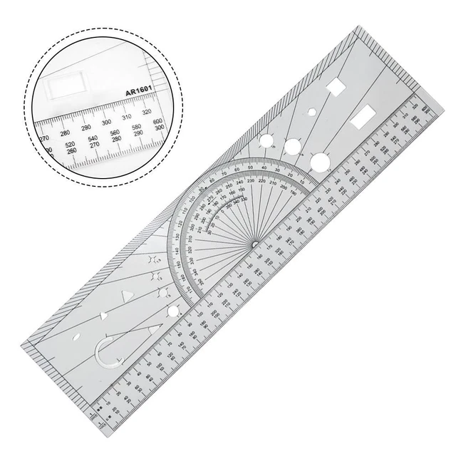 VECTOR AVIATION NAVIGATION Ruler with Clear Printed Scales for For ...