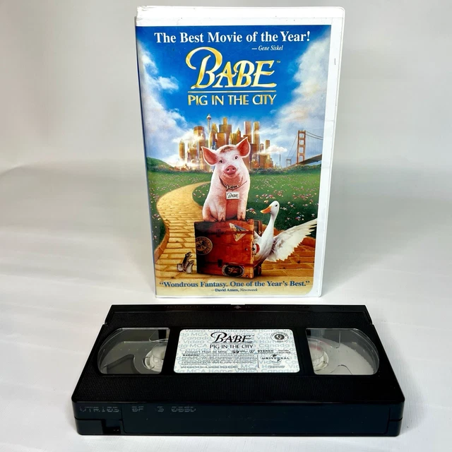 BABE: PIG IN the City (VHS, 1999 Universal, Clamshell) $12.50 - PicClick CA