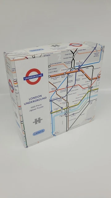 LONDON UNDERGROUND MAP Jigsaw Puzzle London Tube (1000 pieces) Gift ...