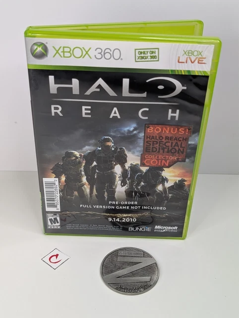 HALO REACH (XBOX 360) Zellers Pre-Order Special Edition w/ Collector's ...