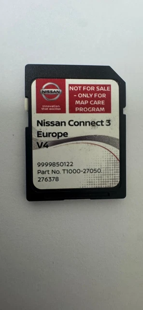 GENUINE NISSAN SD Card NAV Version V4 OEM UK £26.68 - PicClick UK